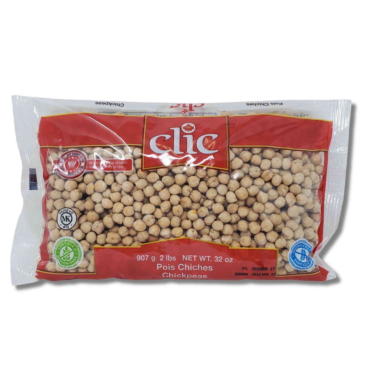 ChickPeas Clic 2Lbs – Bienvenidos Latin Market