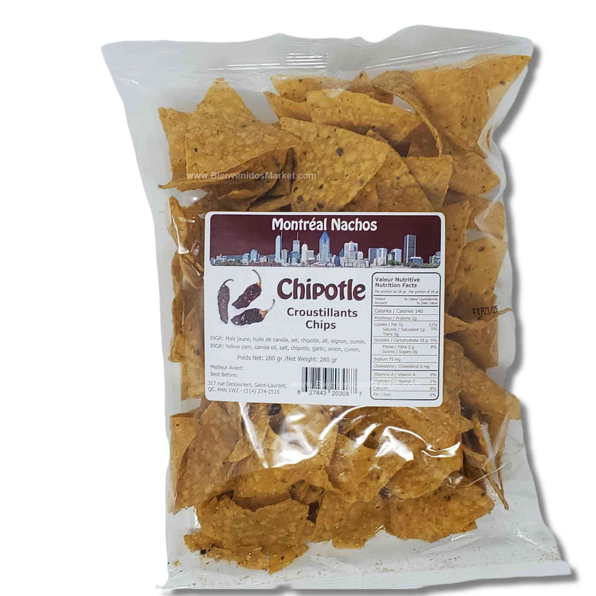 Chipotle Nacho Chips Montreal Nachos – Bienvenidos Latin Market