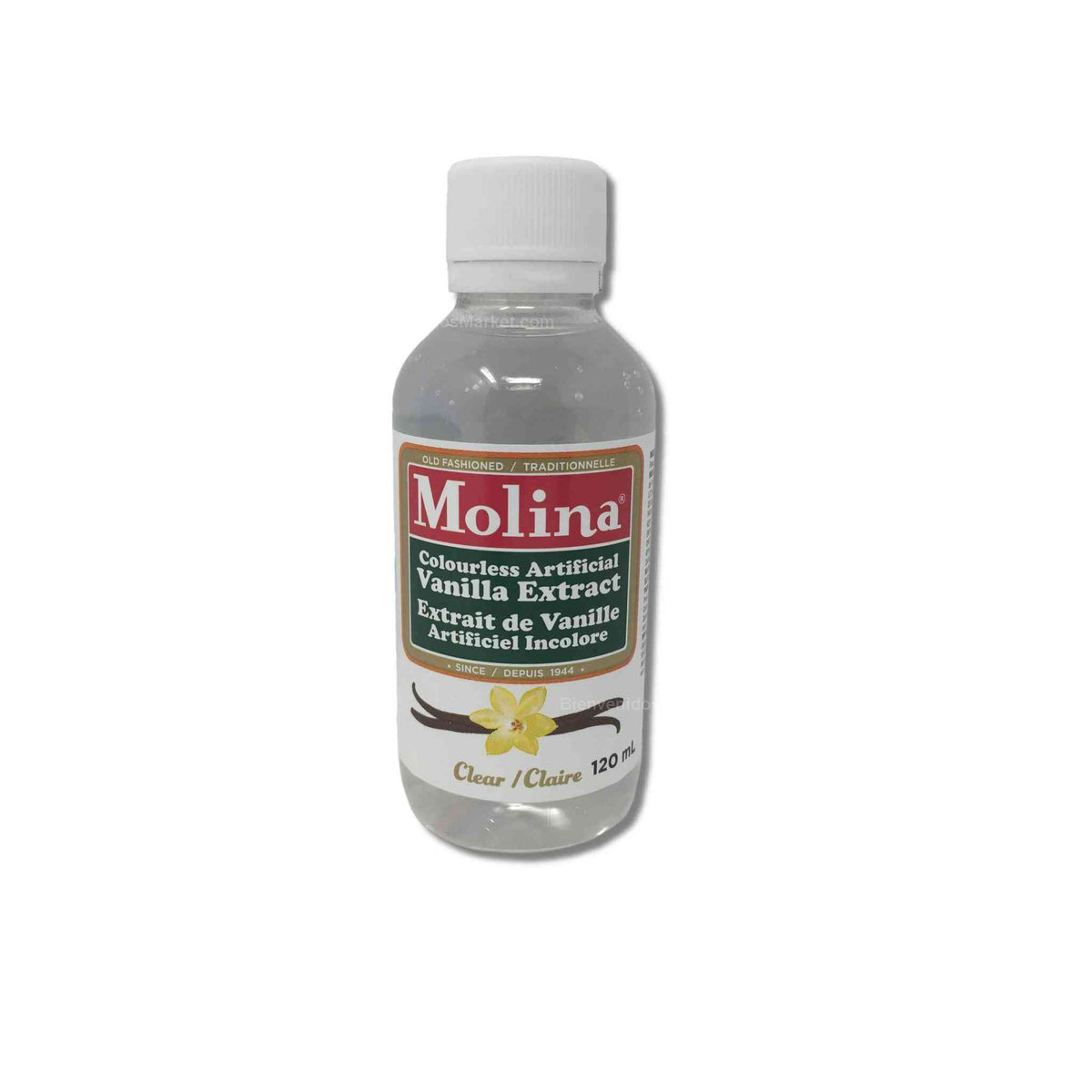 Clear Mexican Vanilla Extract Molina 120ml – Bienvenidos Latin Market