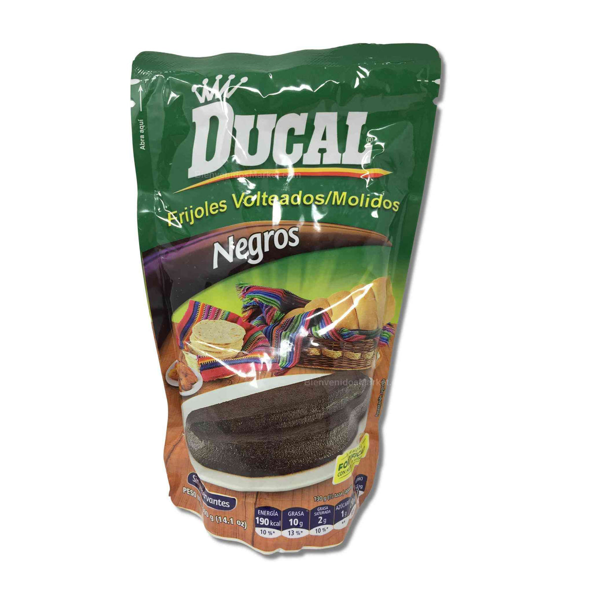 Black Refried Beans Doypack Ducal 14oz – Bienvenidos Latin Market