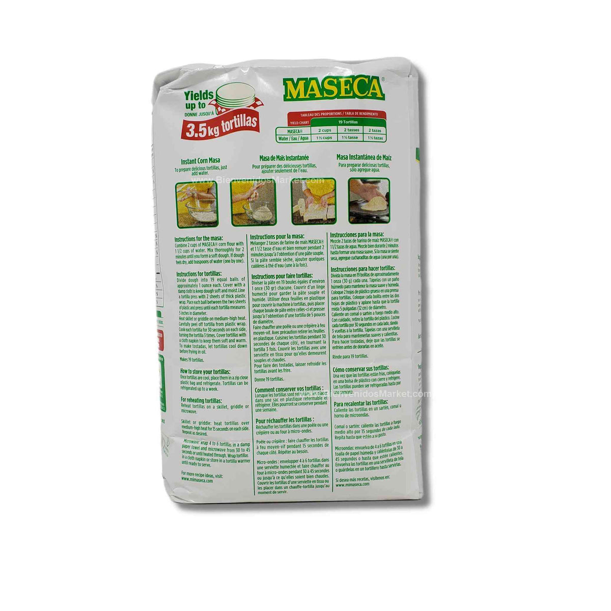 Corn Flour Maseca 1.8kg – Bienvenidos Latin Market