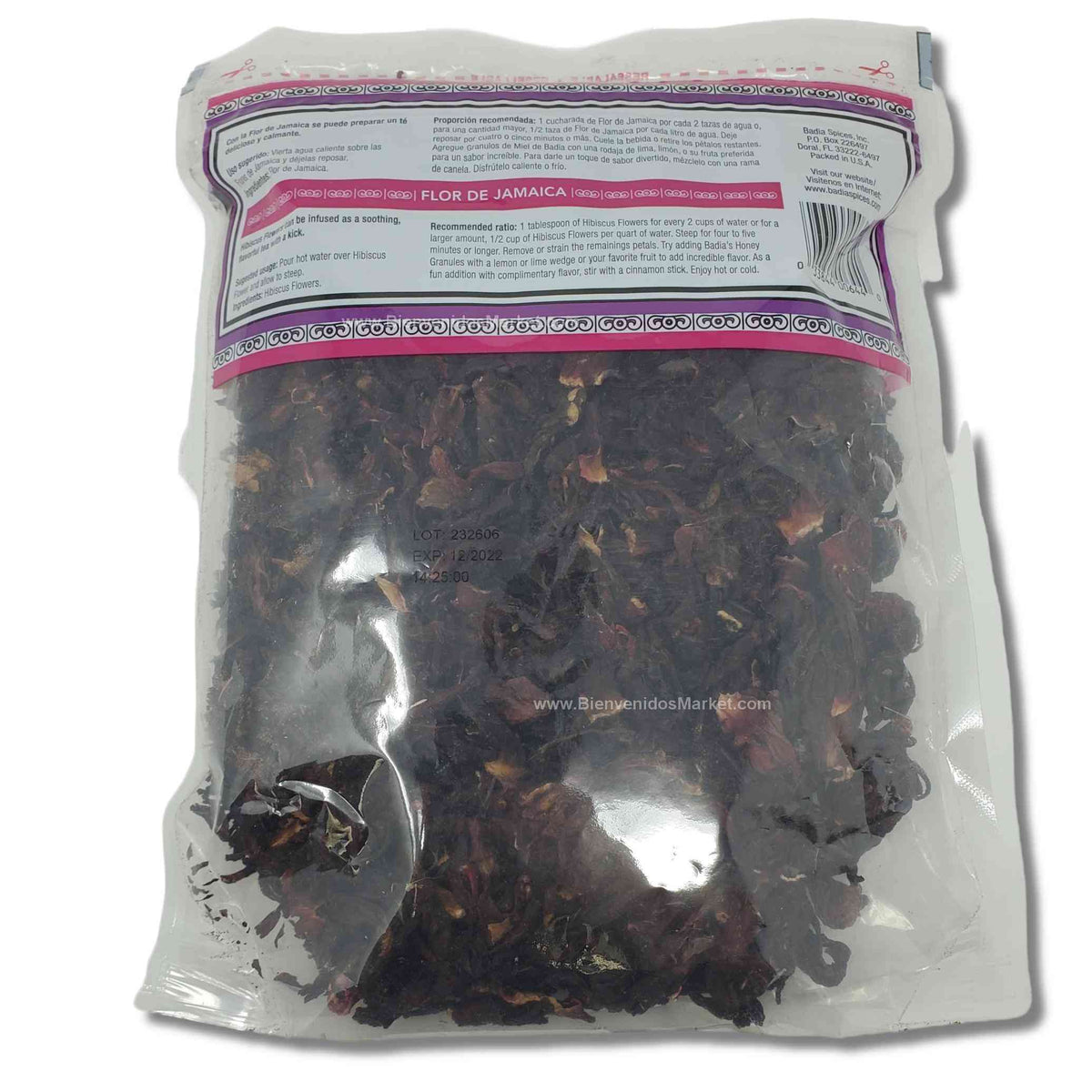 Flor de Jamaica Hibiscus Flower Badia 8oz – Bienvenidos Latin Market