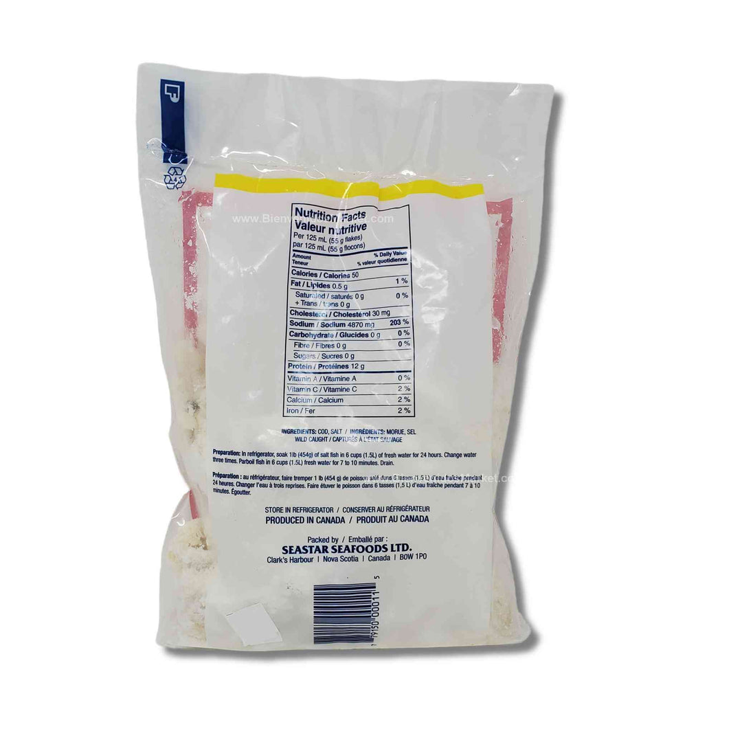 Frozen Salted Cod Bits Pescado Salado Desmenuzado Sea Star Seafoods 1L ...